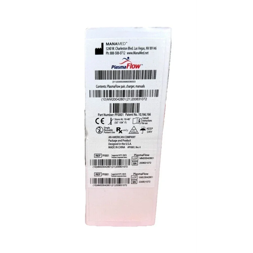 manamed | Wearables | Manamed Plasmaflow Pf00 Dvt Compression Therapy ...